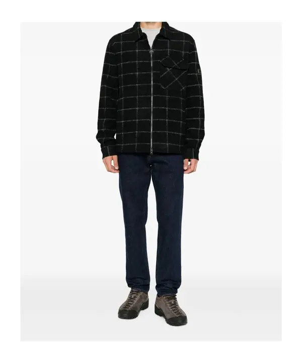 Barbour Check-pattern Zip-up Jacket