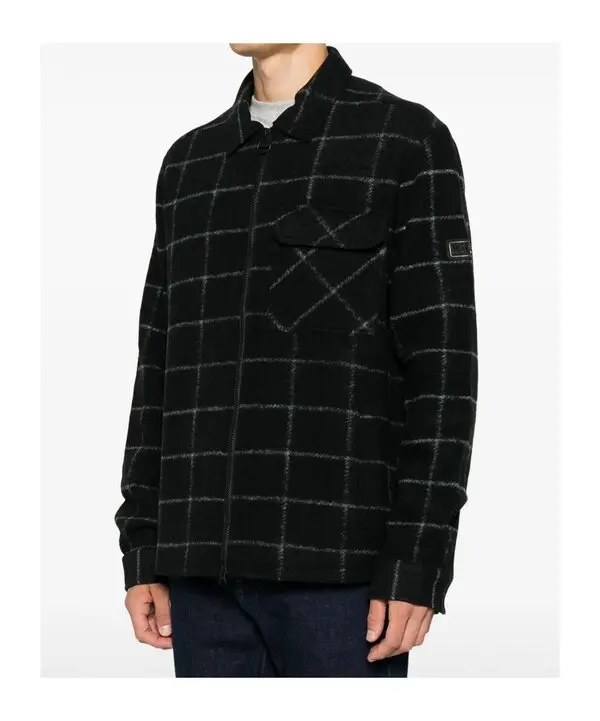 Barbour Check-pattern Zip-up Jacket