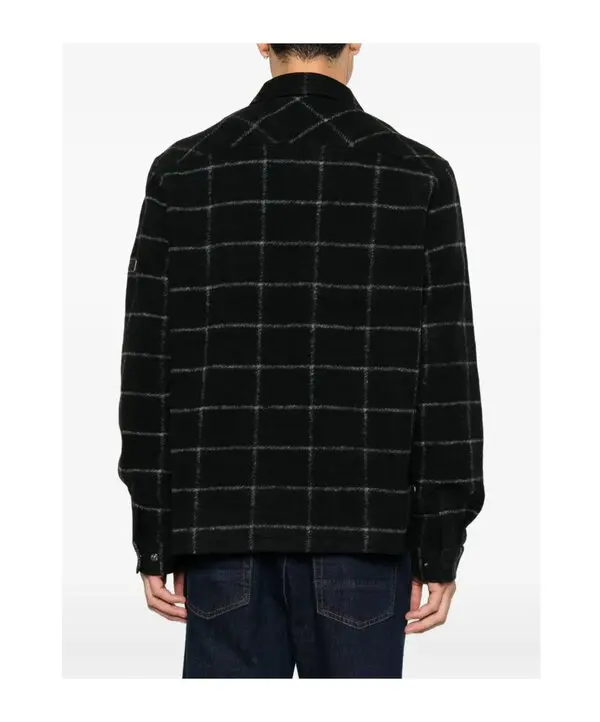 Barbour Check-pattern Zip-up Jacket