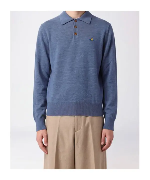 VIVIENNE WESTWOOD Mark Long-sleeve Polo Shirt