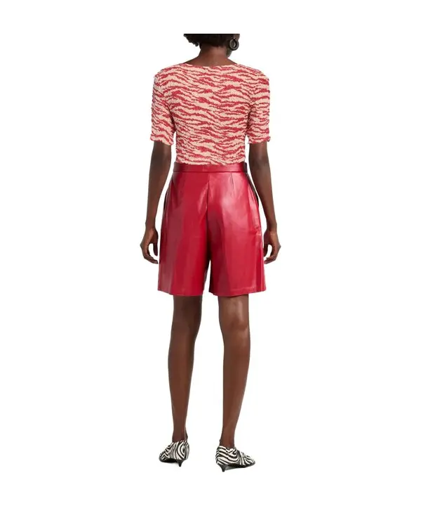GANNI Two-tone Cropped Top