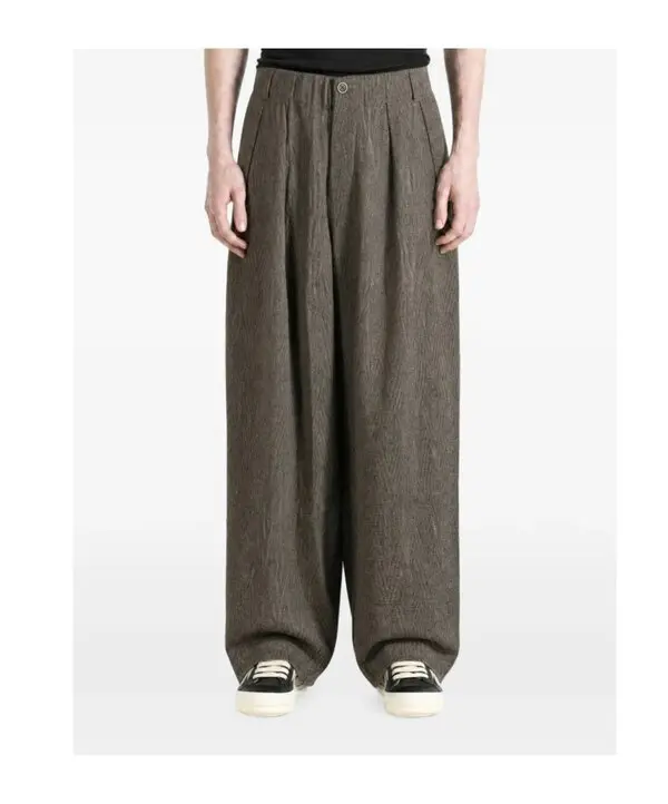 UMA WANG Casual Trousers With Belt Loops
