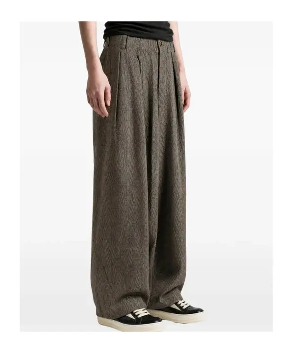 UMA WANG Casual Trousers With Belt Loops
