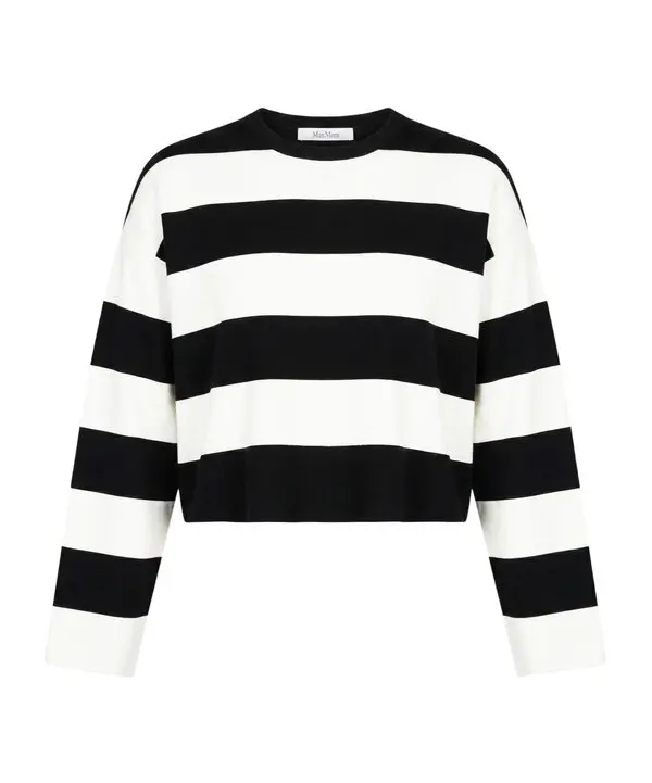 Max Mara Striped Knitted Top