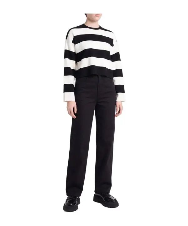 Max Mara Striped Knitted Top