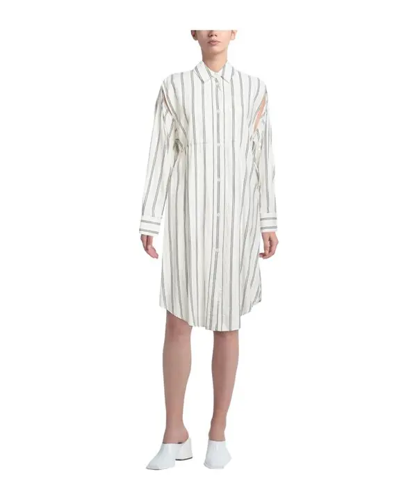 MAISON MARGIELA Striped Shirt Dress