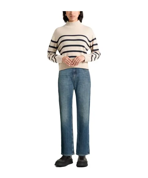 Brunello Cucinelli Plain Colour Denim Trousers