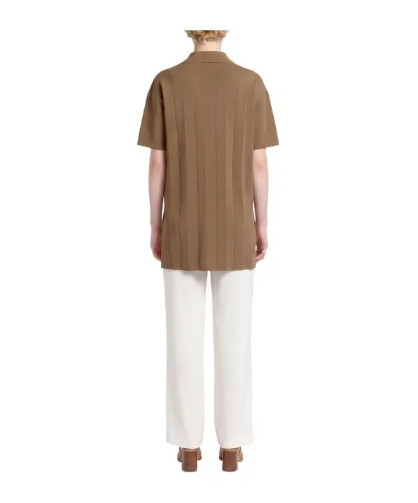 Max Mara Solid-color Short-sleeved T-shirt