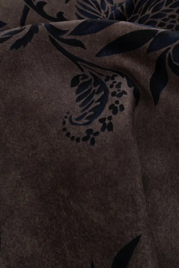 FERRAGAMO Square Silk Scarf - New Navy