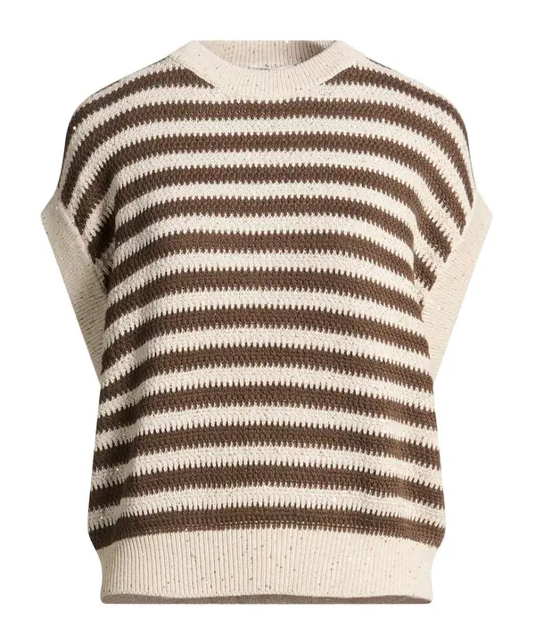 Brunello Cucinelli Striped Knit Vest