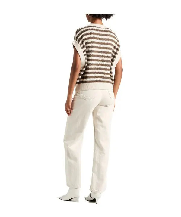 Brunello Cucinelli Striped Knit Vest