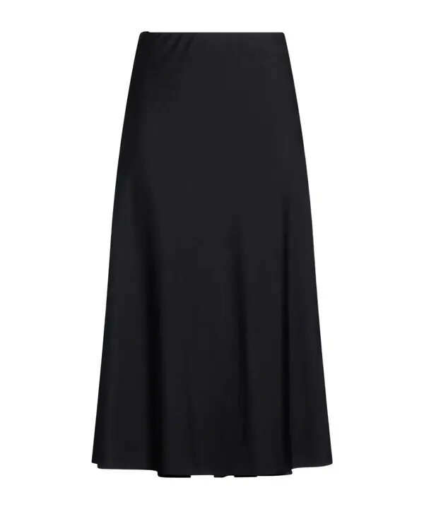 Brunello Cucinelli Solidcolor Wool Aline Skirt