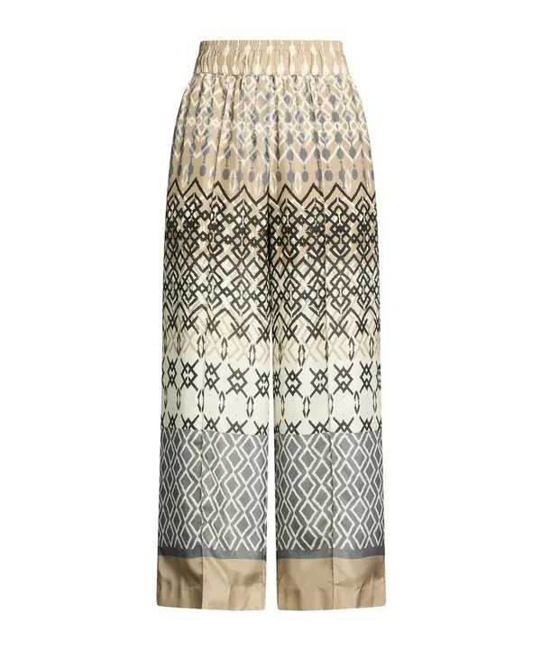 Brunello Cucinelli Multicolor Chiffon Sleep Trousers