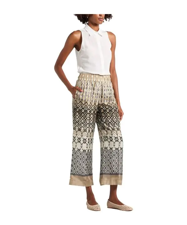 Brunello Cucinelli Multicolor Chiffon Sleep Trousers
