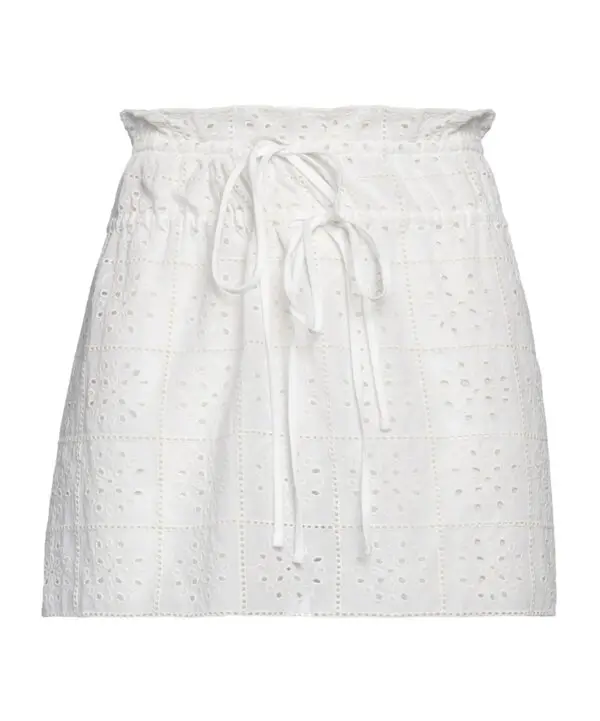 GANNI Solid-colored Cutout Umbrella Skirt