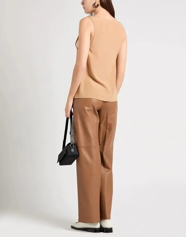 Saint Laurent Solidcolor Sleeveless Top