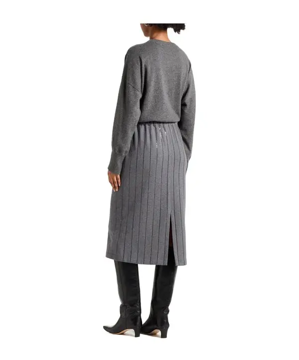 Brunello Cucinelli Thick Cashmere Knit Sweater