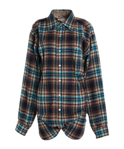 MAISON MARGIELA Plaid Wool Shirt