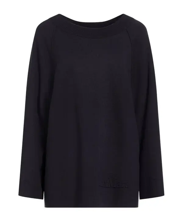 Max Mara Solid-color Knitted Long Sleeves