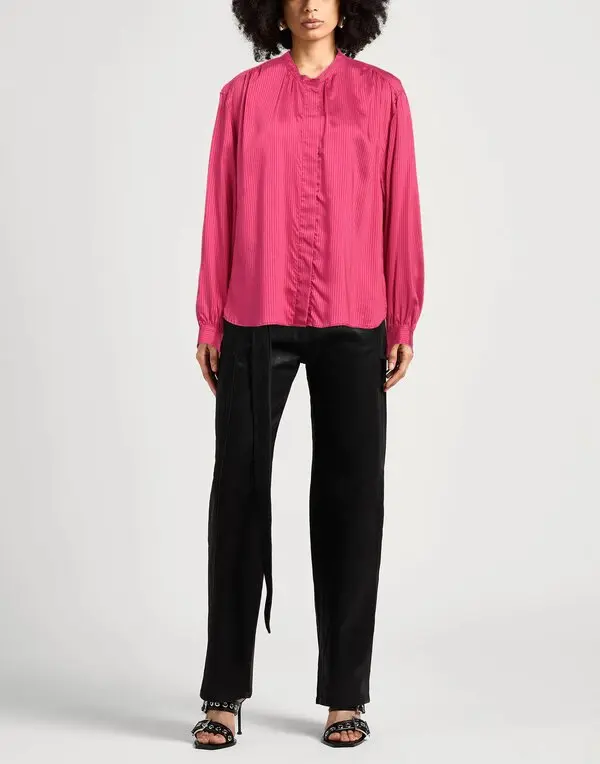 Isabel Marant Étoile Striped Satin Longsleeve Shirt