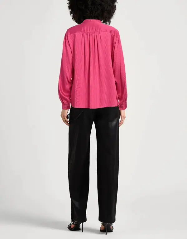 Isabel Marant Étoile Striped Satin Longsleeve Shirt