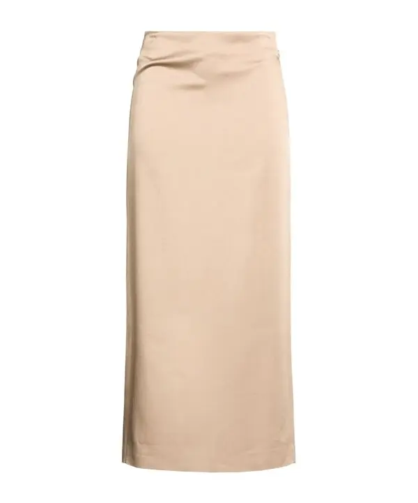 Brunello Cucinelli Solidcolor Satin Fitted Dress