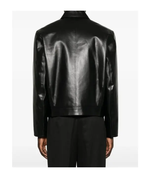 JIL SANDER Zip-up Leather Jacket