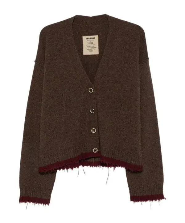 UMA WANG Long-sleeve Cardigan - Black