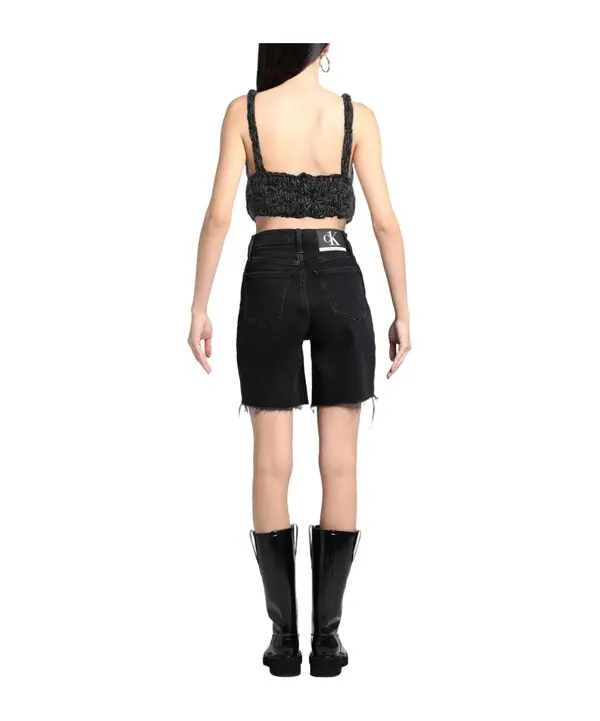 Dolce & Gabbana Multicolored Sleeveless Knit Crop Top