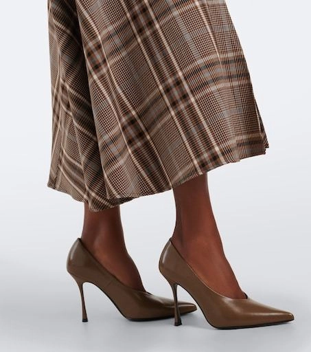 Simkhai Burke Draped Plaid Dress