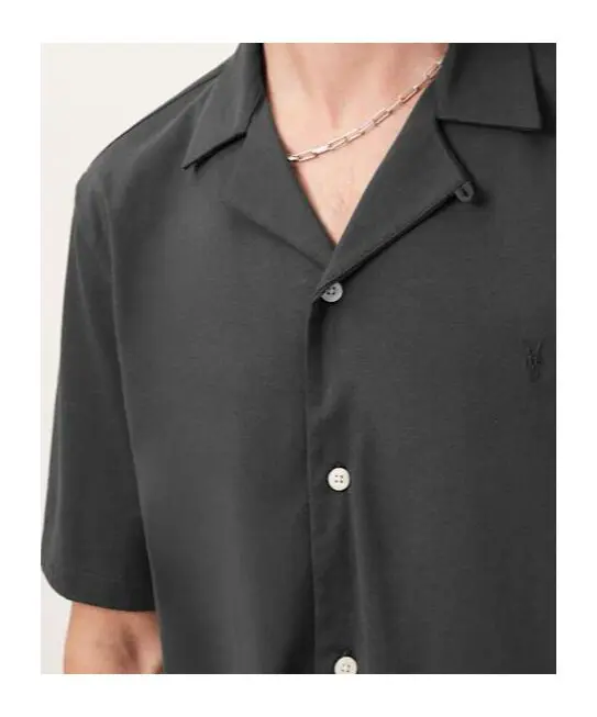 ALLSAINTS Hudson Relaxed Fit Ramskull Shirt