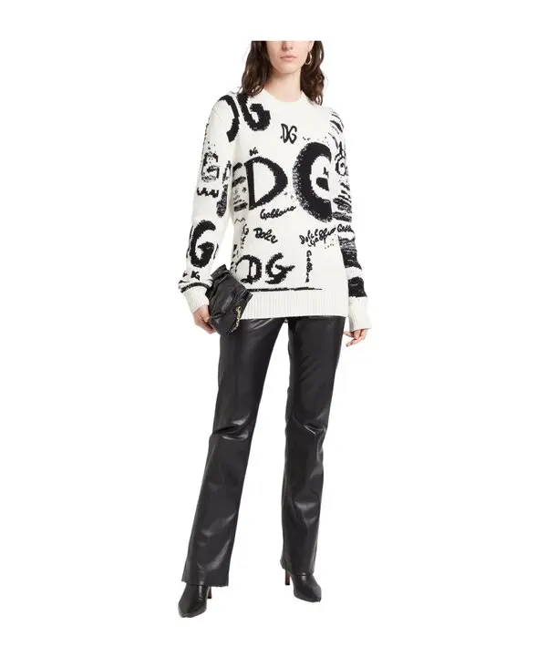 Dolce & Gabbana Logo-print Cashmere Jumper