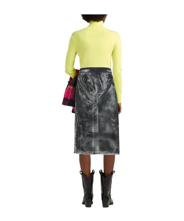 DIESEL® Colorful Denim Swing Skirt