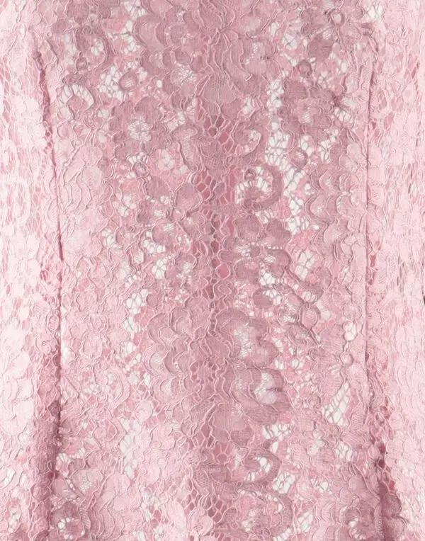 Dolce & Gabbana Minimalist Solid-color Sleeveless Lace Top