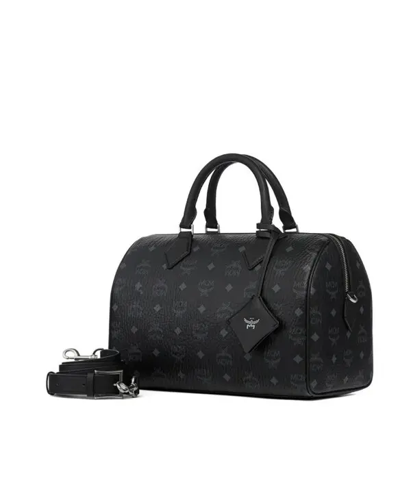 Mcm Zippered Shoulder Bag
