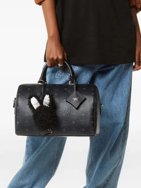 Mcm Zippered Shoulder Bag