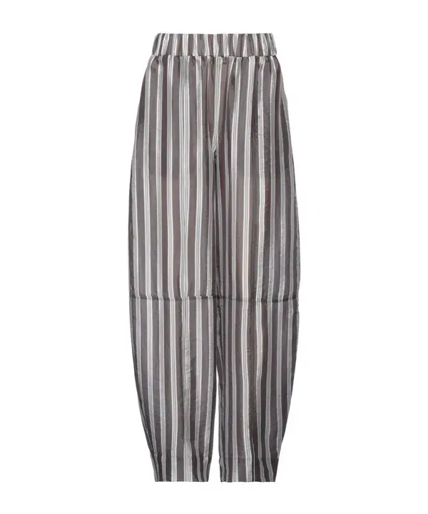 GANNI Striped Tapered Pants