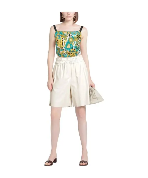 Dolce & Gabbana Sleeveless Printed Cropped Top