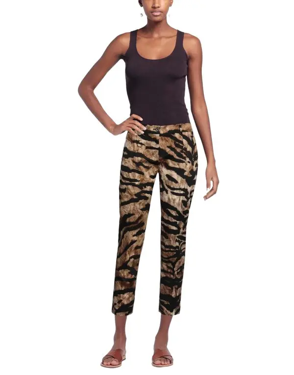 Dolce & Gabbana Casual Trousers With Tiger Stripe Print
