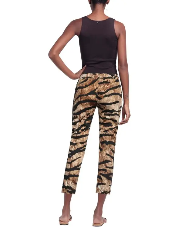Dolce & Gabbana Casual Trousers With Tiger Stripe Print