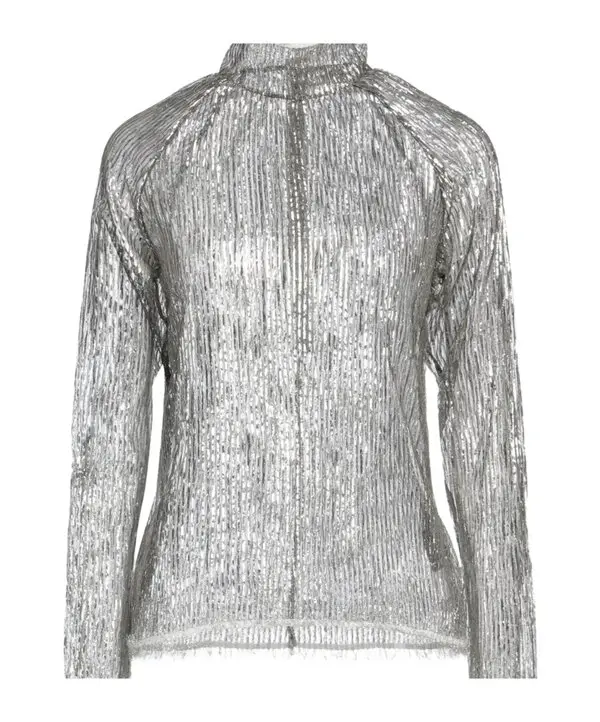 Tory Burch Solidcolor Turtleneck Longsleeve Top
