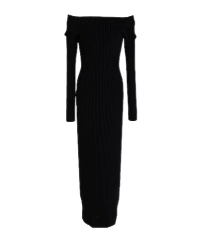 Max Mara Fitted Longsleeve Knit Dress