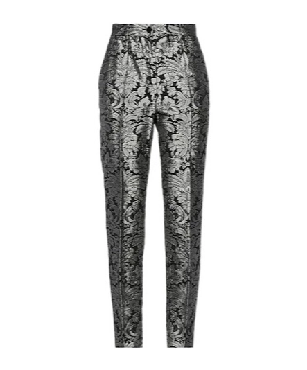 Dolce & Gabbana Printed Casual Trousers - Grey