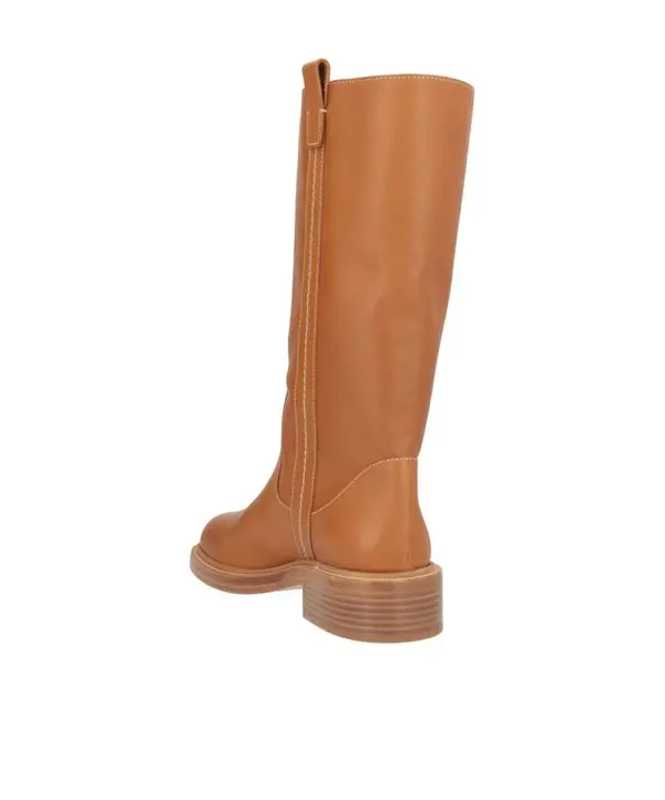 Chloé Simple Leather Boots