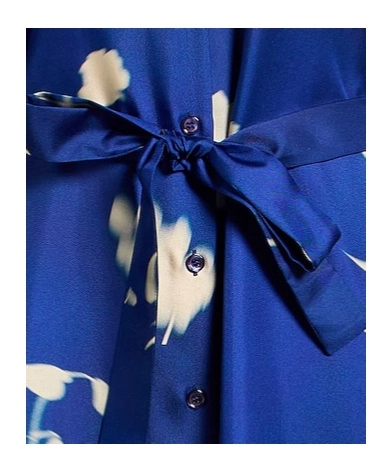 Max Mara Printed Longsleeve Shirt Dress