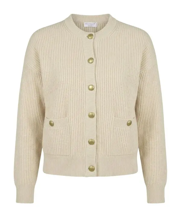 Brunello Cucinelli Plain Colour Cardigans