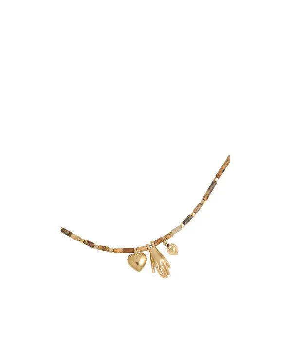 Isabel Marant Étoile Beaded Charm Necklace