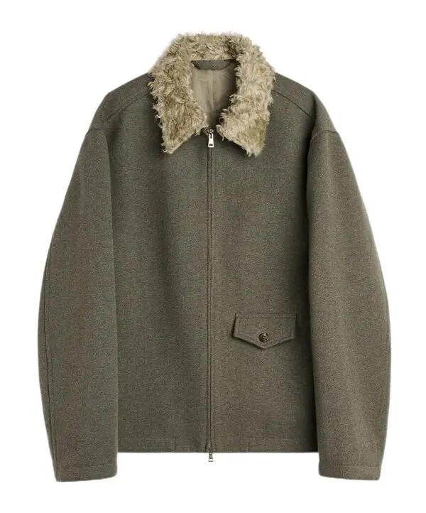 Our Legacy Faux Fur Collar Jacket