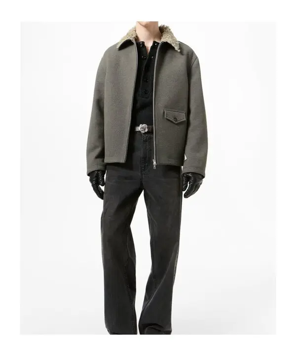 Our Legacy Faux Fur Collar Jacket