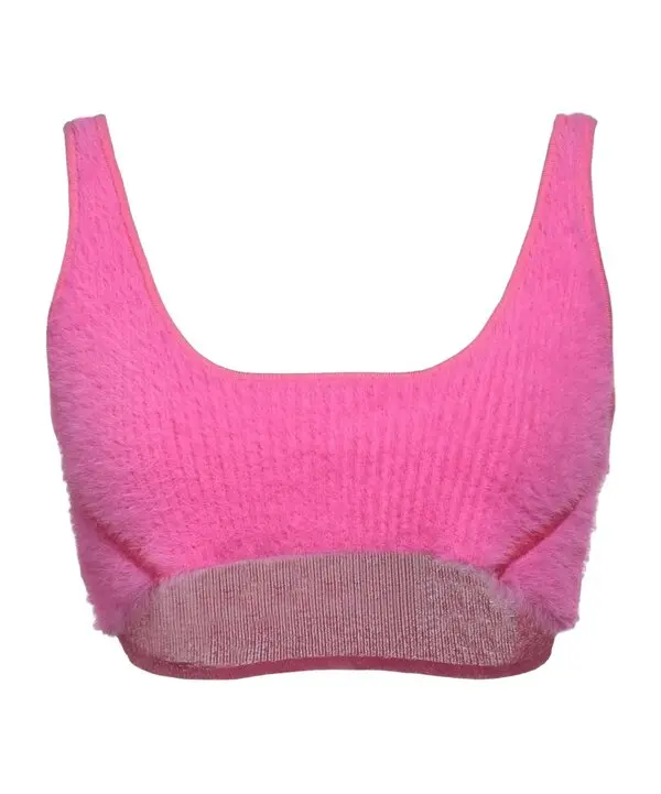 Jacquemus Minimalist Sleepless Knit Cropped Top
